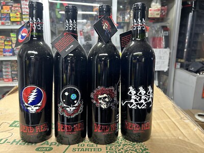 Collectors Set 4 First Edition Grateful Dead Wine Full 1996 Non ...