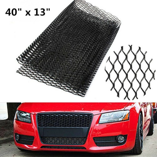 40''x13'' Black Aluminum Car Body/Bumper/Fender/Hood Vent Grille Net ...