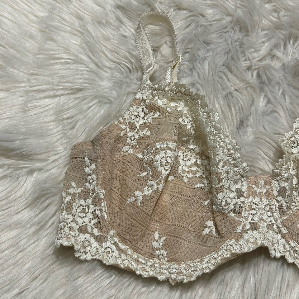 Wacoal 38D Bra Beige Embrace Lace 65191 Underwire Back Closure | eBay