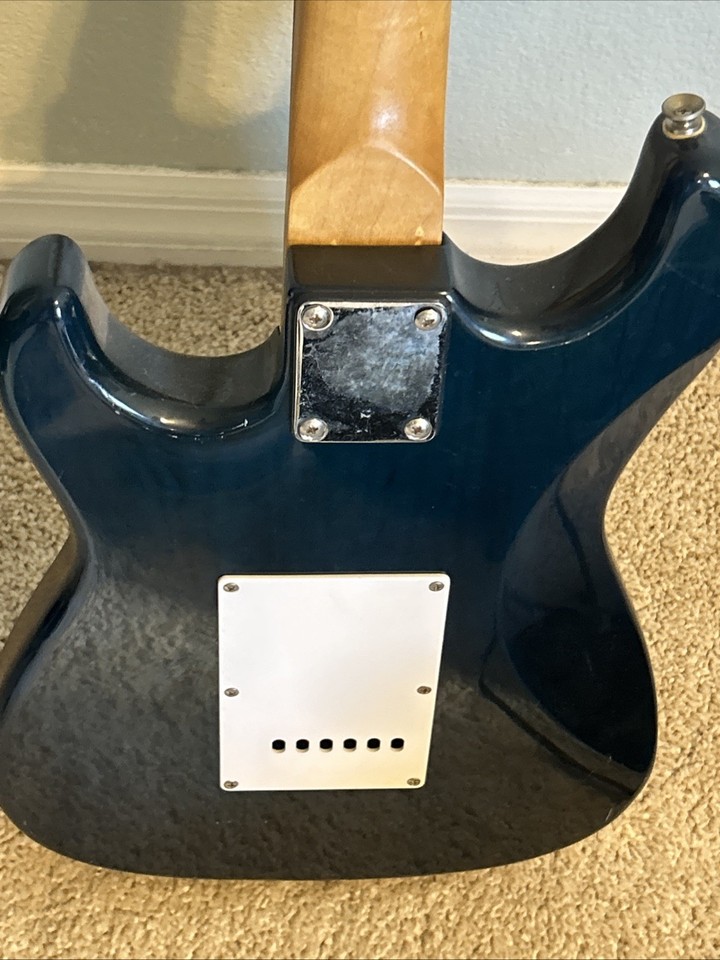 Jay Turser Electric Guitar Blue Strat Style Six String Instrument | eBay