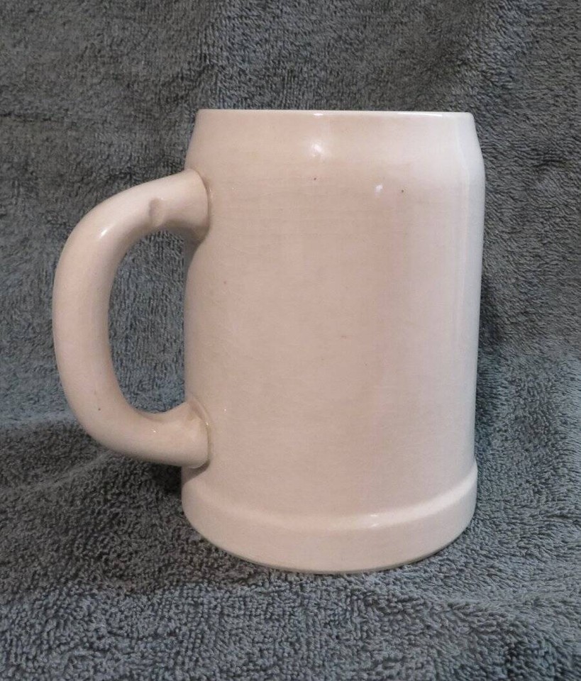 Vtg German URACHER OLPP BRAU Stoneware Beer STEIN 5" .5L Mug Bier ...