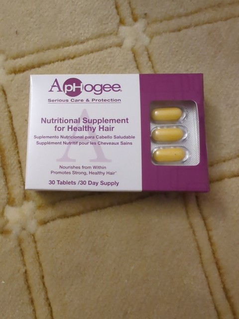 ApHogee Vitamin Supplement for Healthy Hair 30 Tablets for sale online ...