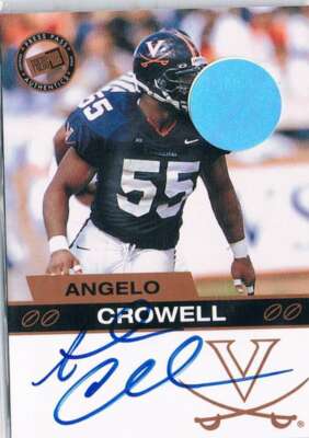 2003 Press Pass Autographs Bronze #9 Angelo Crowell | eBay