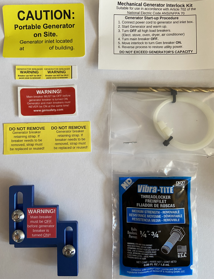 Generator Interlock Kit for Challenger, Westinghouse, Thomas & Betts | eBay