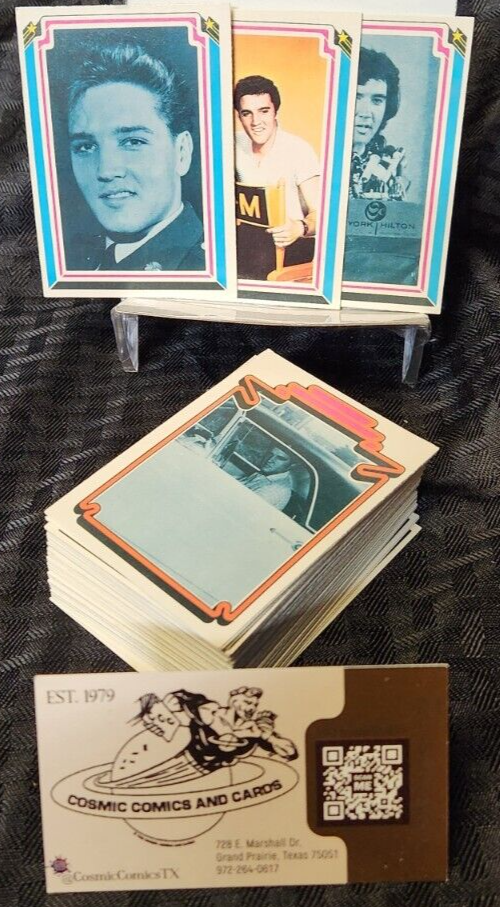 1978 BOXCAR ELVIS PRESLEY TRADING CARDS COMPLETE SET 1-66 | eBay