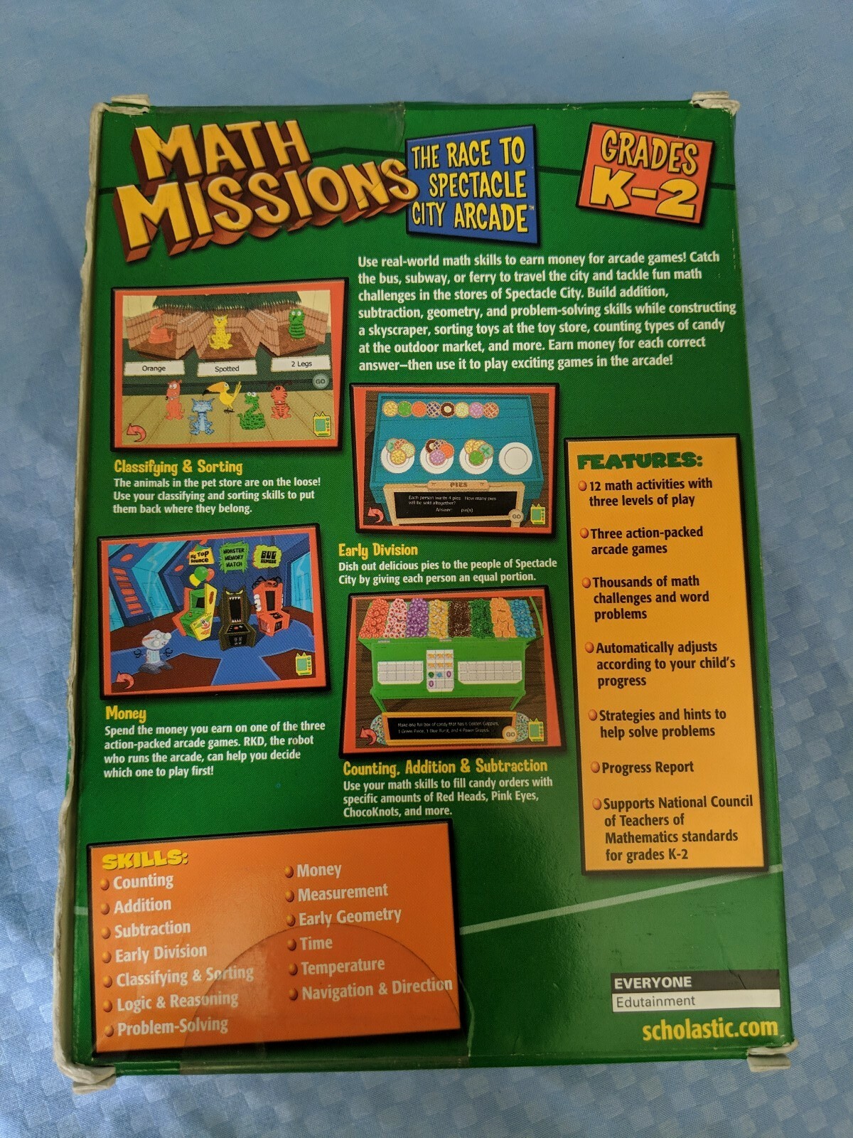 Math Missions: The Race to Spectacle City Arcade (Grades K-2) BRAND NEW ...