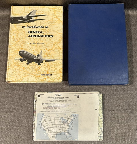 an introduction to General Aeronautics 1974 w/ Case & Detroit Sectional ...