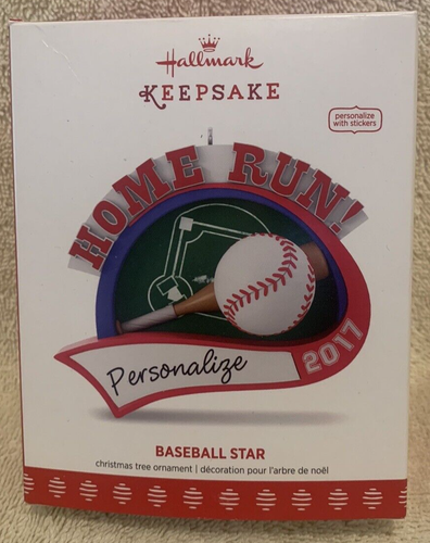 2017 Hallmark Keepsake Baseball Star Ornament - NIB | eBay