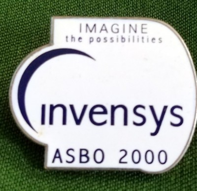 Very Nice 1” Invensys ASBO 2000 Lapel Pin | eBay