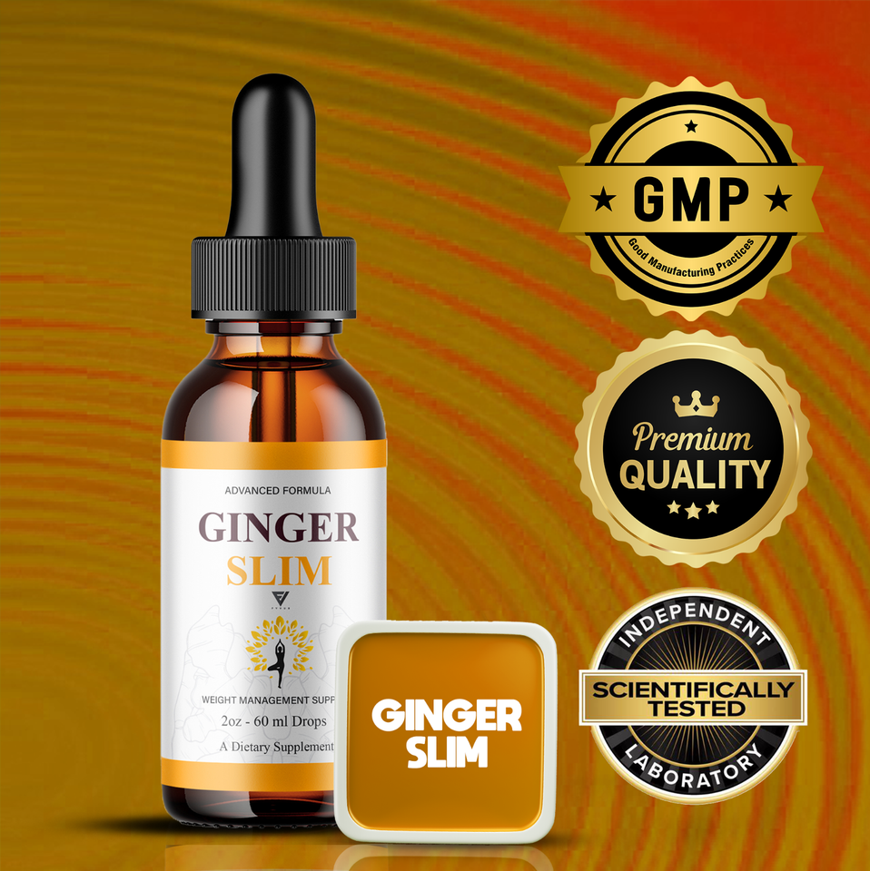 (5 Pack) Ginger Slim Drops Extra Strength GingerSlim Wellness ...