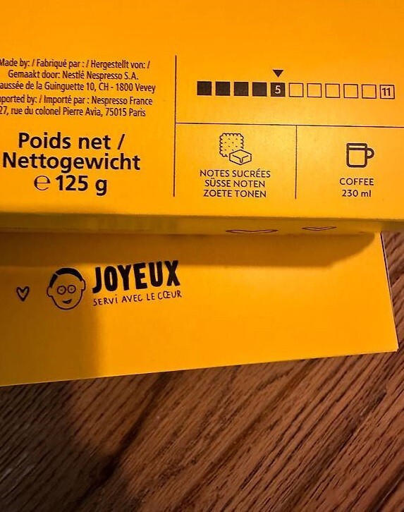 NESPRESSO 60 Capsules VERTUO Line CAFÉ JOYEUX Coffee Espresso RARE | eBay