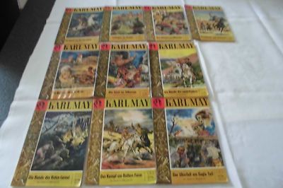 Karl May Nr.1 - 10 von 1962 Seltene WESTERN ROMANHEFTE-RARITÄT MOEWIG ...