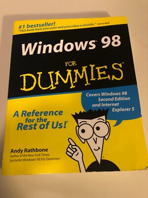 WINDOWS 98 FOR DUMMIES By Andy Rathbone Excellent Condition | eBay