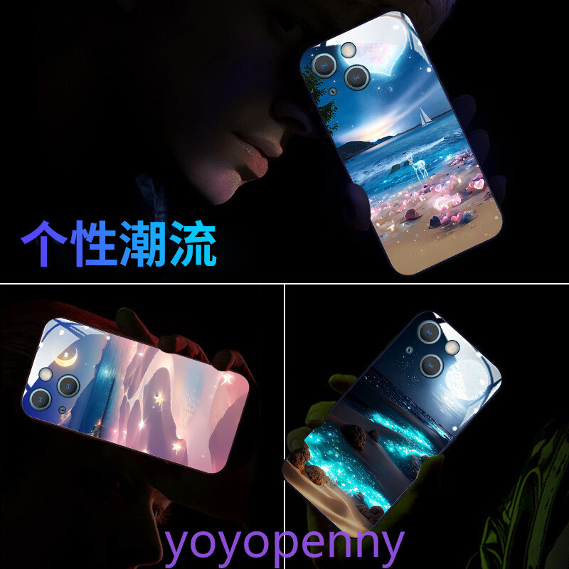 Induction Glow Beach LED Light up Phone Case Cover for Samsung S25 ...