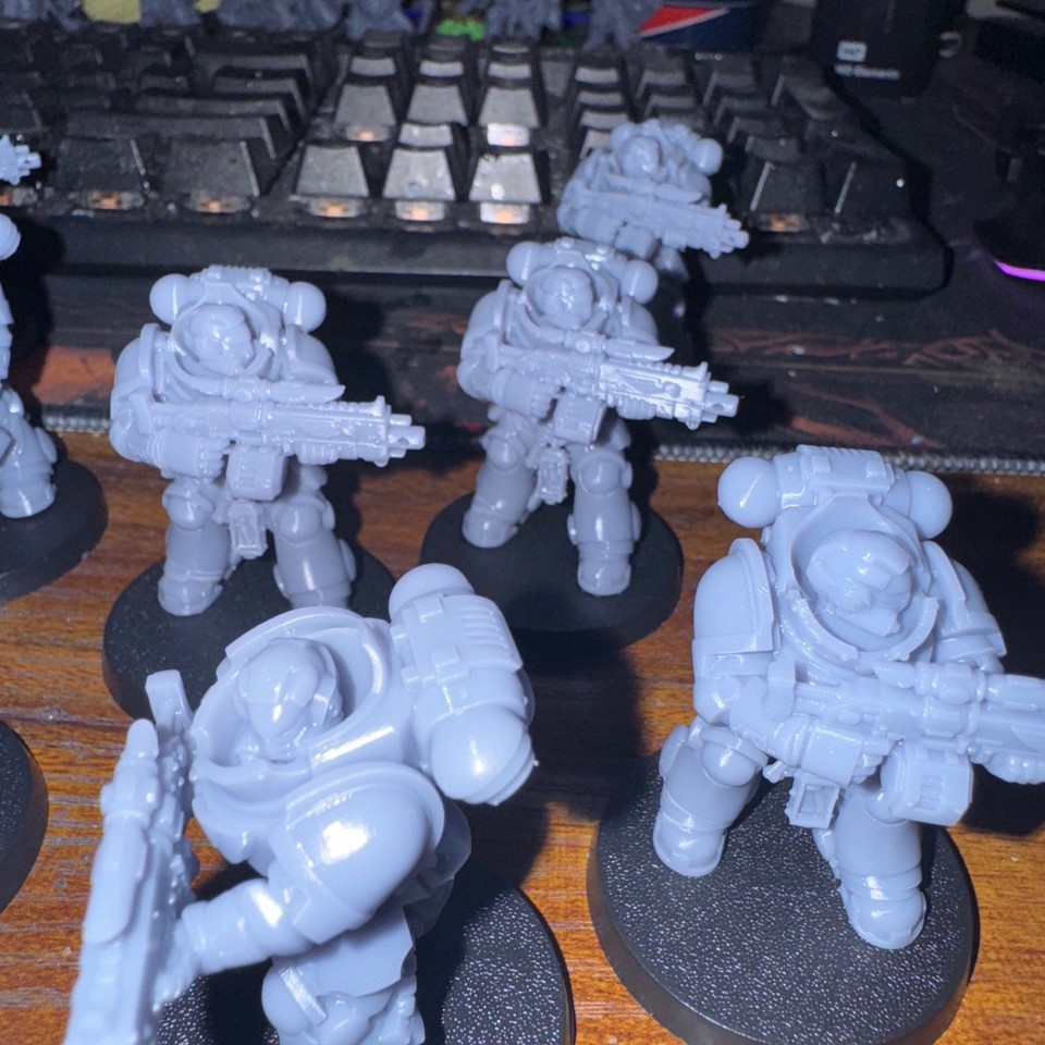 Heavy Intercessors x10 compatible with Warhammer 40k + captain centos ...