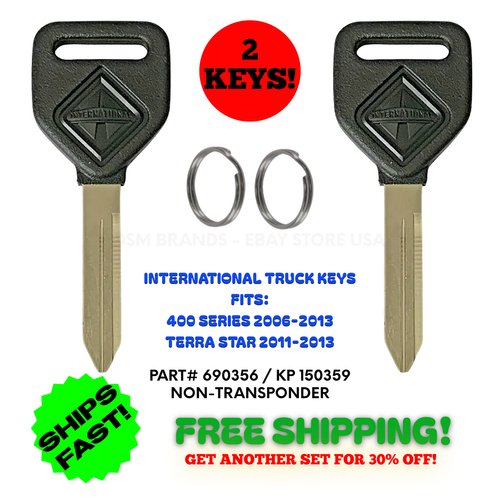 2006-2013 International Trucks Key Blanks Factory Original W/Logo ...