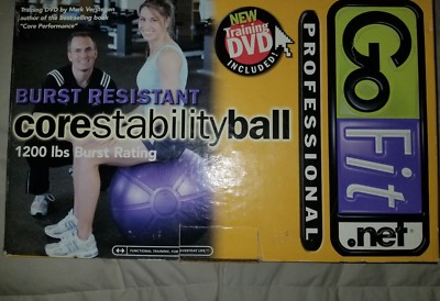 GoFit Pro Stability Ball with DVD and booklet Professional | eBay