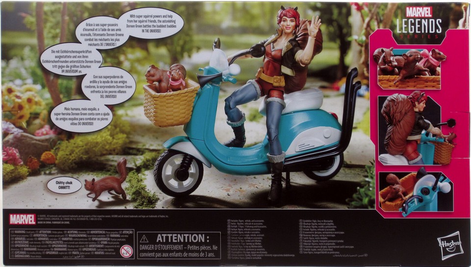Marvel Legends The Unbeatable SQUIRREL GIRL on Scooter Deluxe Figure ...