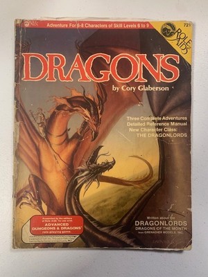 Dragons (Advanced Dungeons & Dragons: Role Aids) Cory Glaberson AD&D ...