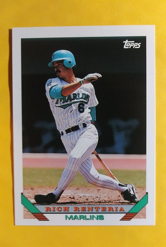 1993 Topps Baseball Card Rich Renteria Florida Marlins #2T | eBay