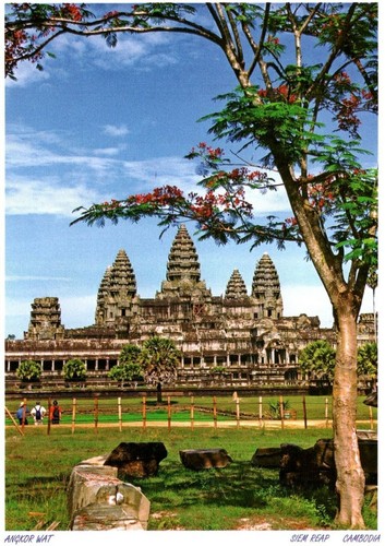 ANGOR WAT SIEM REAP CAMBODIA OUTDOOR VIEW OF THE TEMPLES CONTINENTAL ...