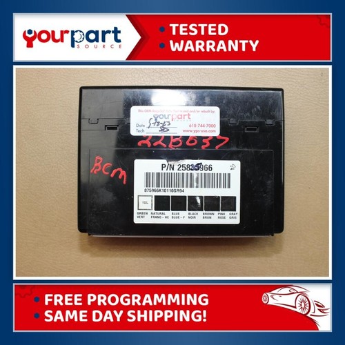 06-13 GM CHEVROLET BCM BODY CONTROL MODULE OEM 25835966 TESTED ...