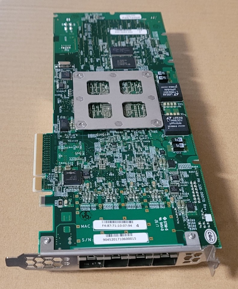 Infoblox Quad Port 10G Mgmt Network Card 200-0264-000 with 4x 4GB ...