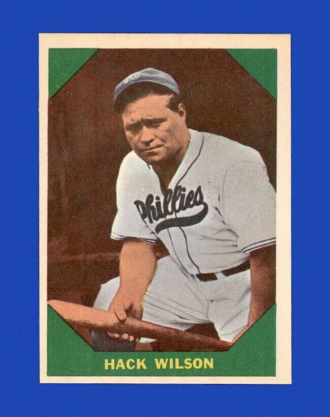 Hack Wilson 1960 Fleer #48 - Chicago Cubs - Season RBI Leader - Hall of ...