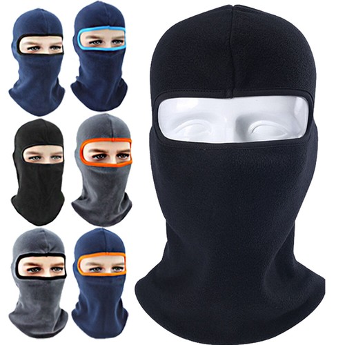Balaclava Winter Full Face Mask Windproof Ski Motorcycle Polar Fleece ...