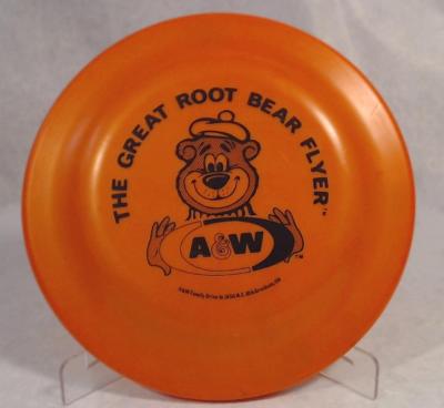 Vtg A&W Root Beer "The Great Root Bear Flyer" Humphrey Frisbee Gresham ...