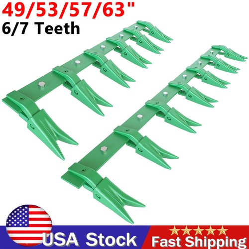 Bucket Tooth Bar 61/57/49/53'' Heavy Duty Tractor Bucket 7/6 Teeth Bar ...