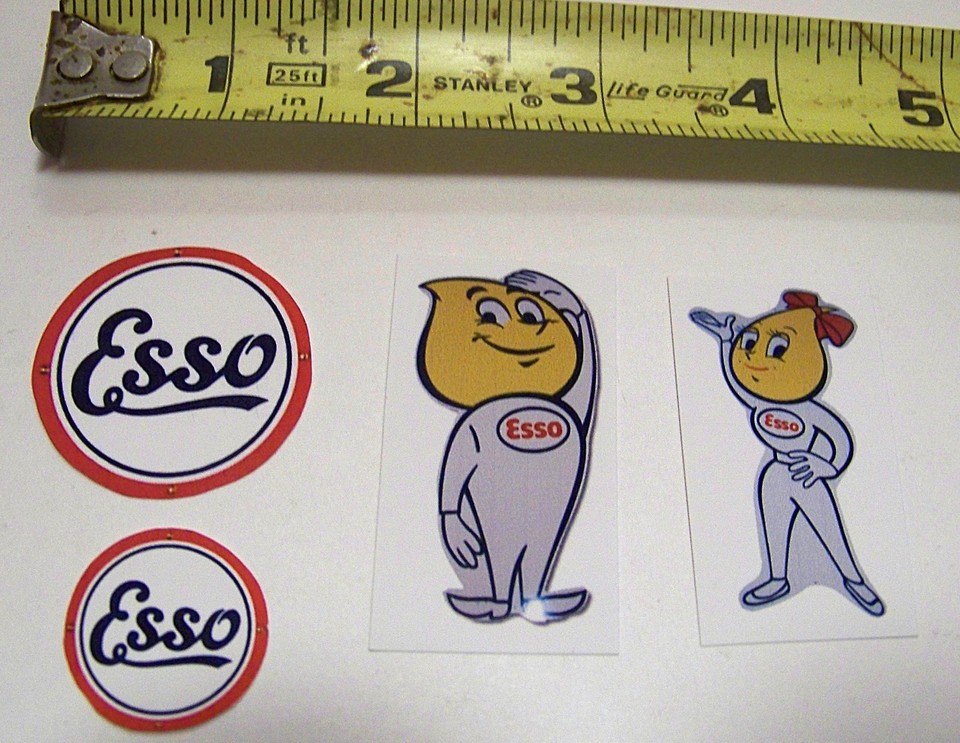 Multi Scale Vintage ESSO Gas Service Station Signs & Posters | eBay