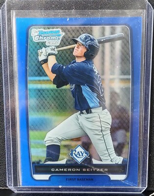 2012 1st Bowman Chrome Prospect Cameron Seitzer Blue #ed 70/250 #BCP157 ...