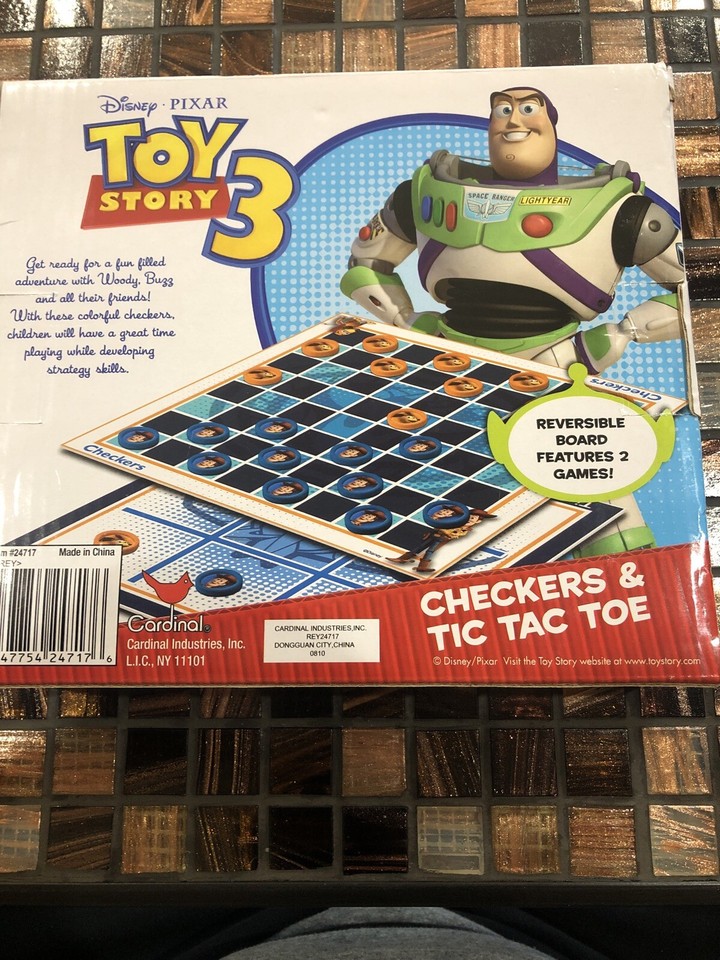 Disney Pixar Toy Story 3 Checkers & Tic Tac Toe | eBay