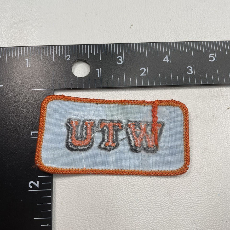 Vtg Unknown Letter Initials WTU W. T. U. Advertising Patch 28WI | eBay
