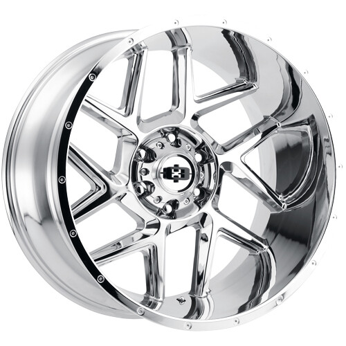 (Set of 4) Vision 360 Sliver 20x12 5x5" -51mm Chrome Wheels Rims 20 ...