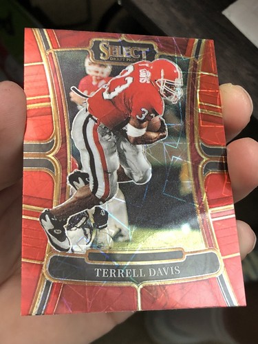 2023 Panini Select Draft Picks Terrell Davis Red Lazer Prizm No. 88 | eBay