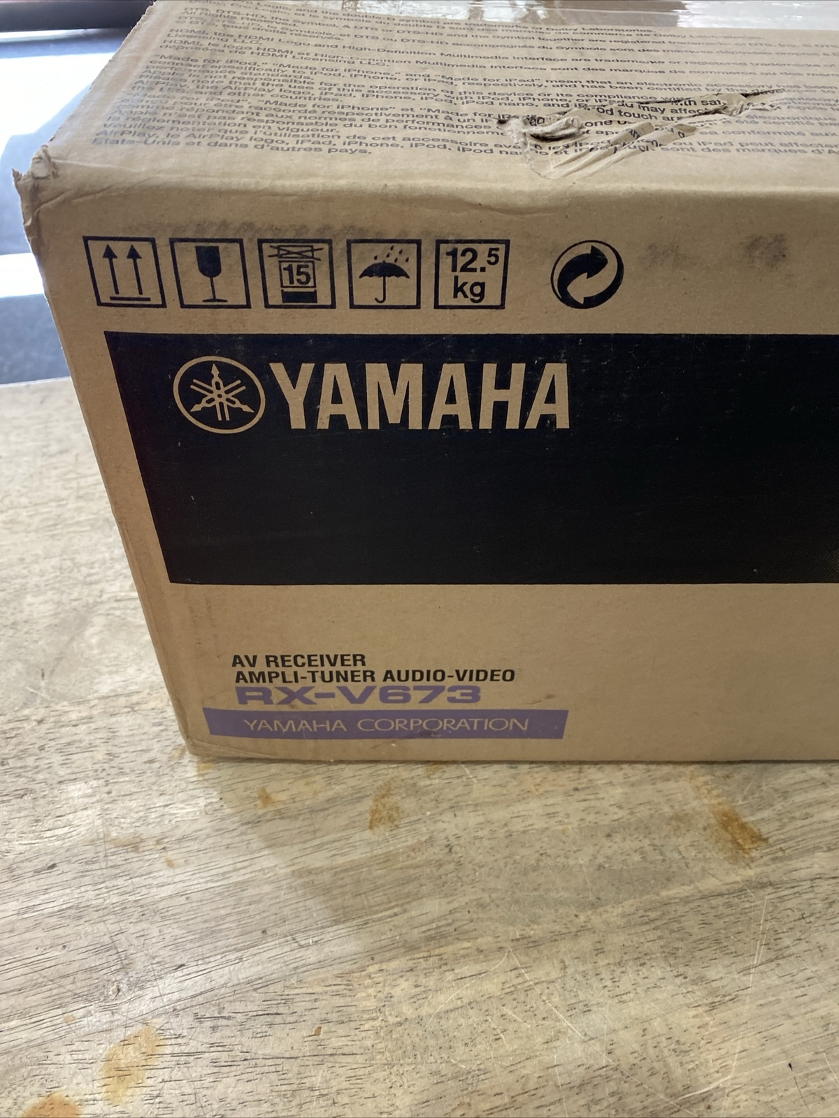 Yamaha RX-V673 7.2 Channel A/V Receiver - Black for sale online | eBay