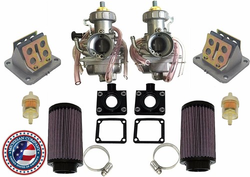 fit YAMAHA BANSHEE 350 CARBURETOR AIR FILTER REED VALVE INTAKE 87-06 ...