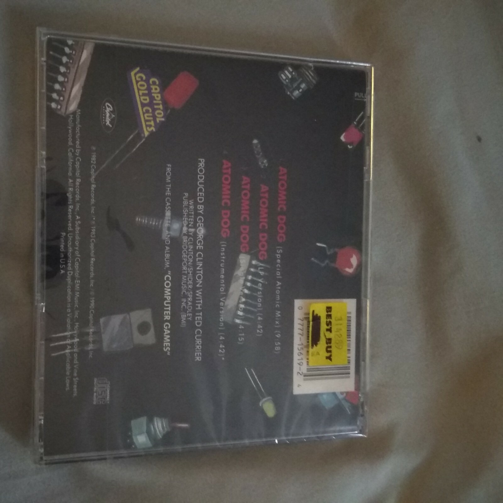 Atomic Dog [EP] [Maxi Single] by George Clinton (Funk) (CD, Oct-1990 ...