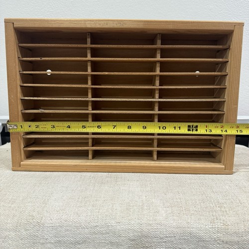 Vintage Napa Valley Box Co Cassette Rack 30 Slot ~ Wall Storage Holder ...