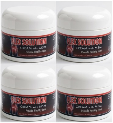 4 Flex Solution Creams W/ MSM Joint Support & Mobility 2oz Topical ...