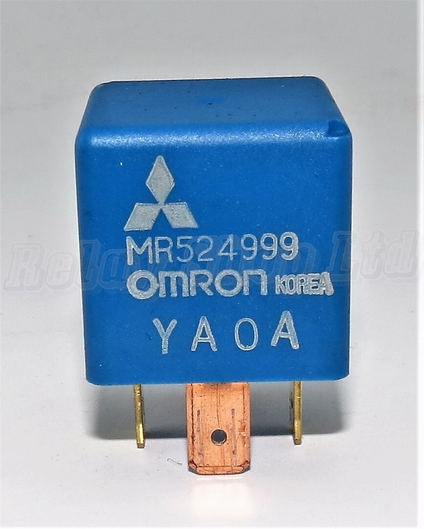 881-Mitsubishi (1995-2010) 4-Pin Blue Multi Use Relay MR524999 Omron ...