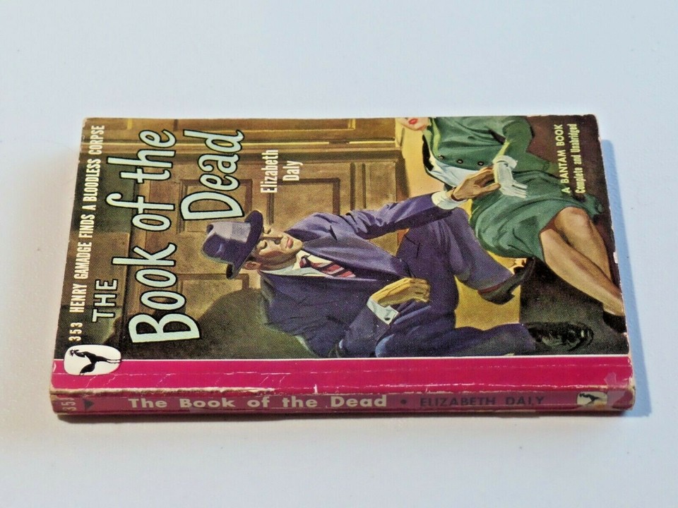Vintage THE BOOK OF THE DEAD Elizabeth Daly 1948 Bantam Edition ...