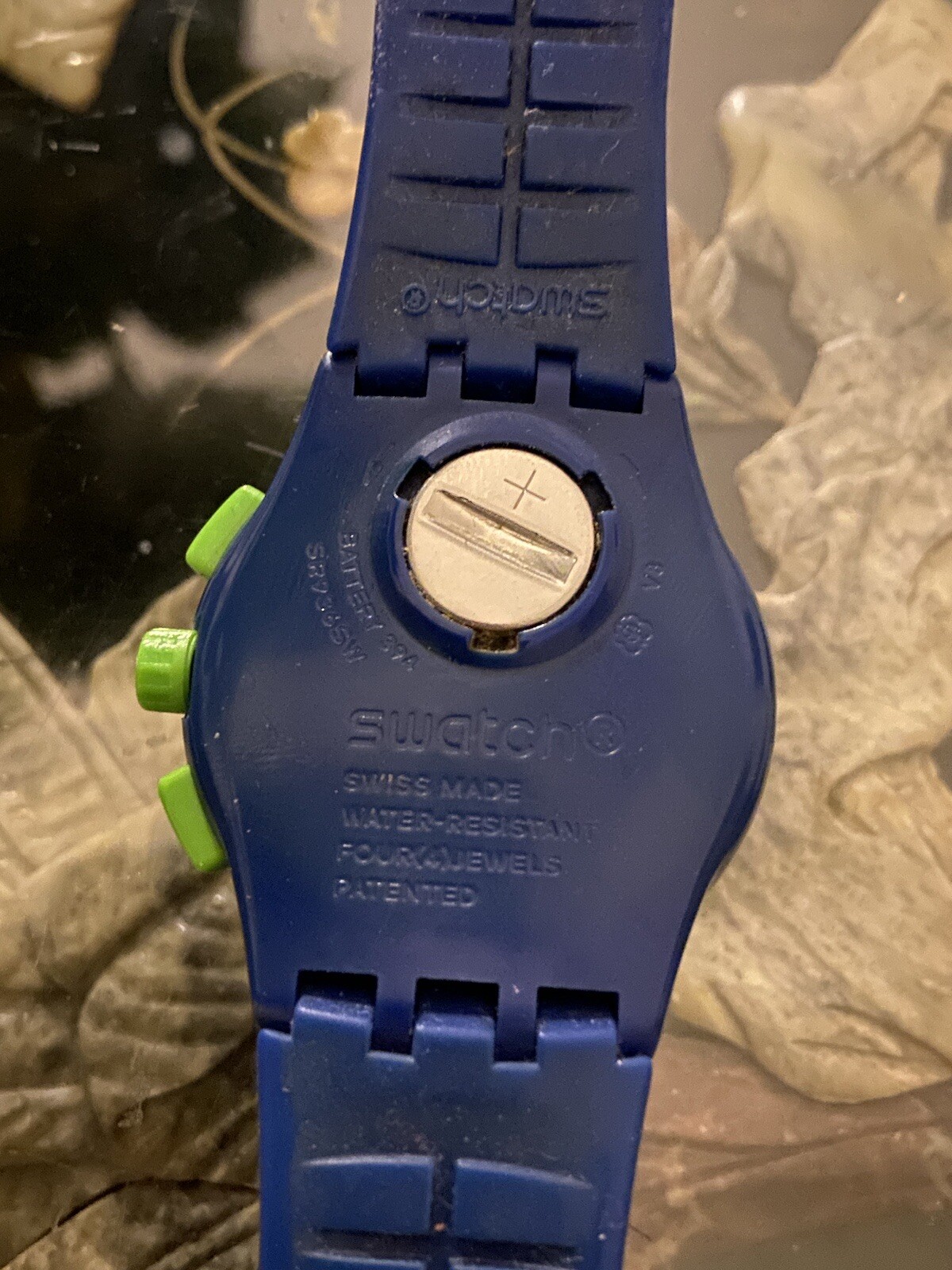 SWATCH Blue Green SR936SW Chronograph | eBay