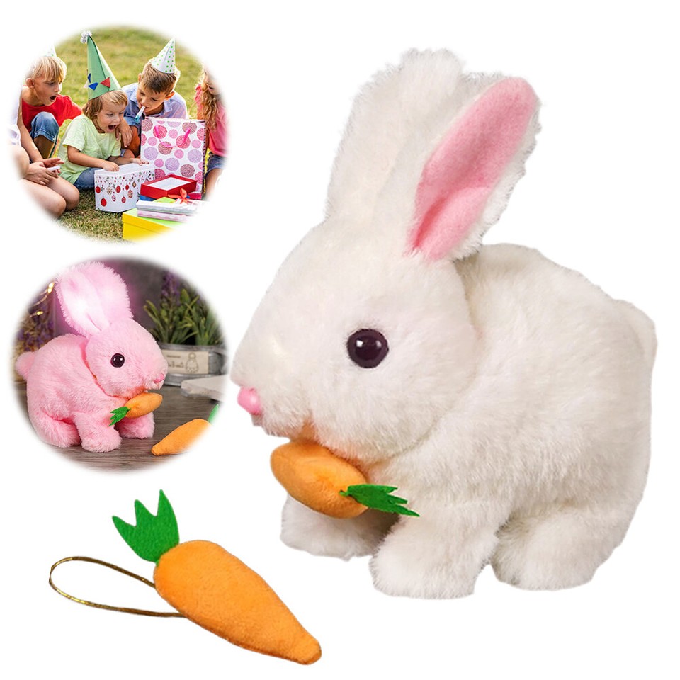 Cute Electric Rabbit Interactive Toys with Sounds & Movements | eBay UK