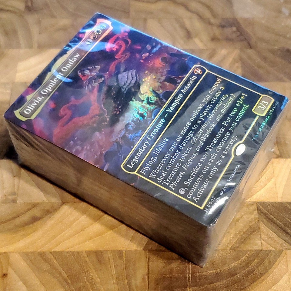 Most Wanted Commander Deck, Outlaws Thunder Junction, Deck Only, New ...