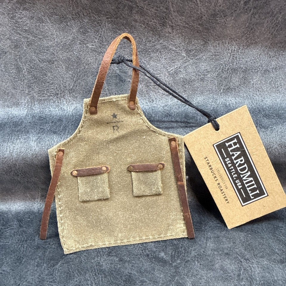 New Starbucks Reserve Hardmill Mini Apron Ormament | eBay
