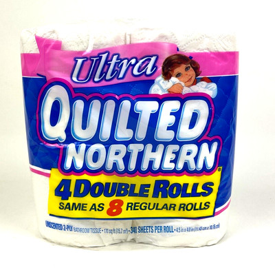 VTG Quilted Northern Nos In Package Bath Toilet Paper New 1992 4 Double ...