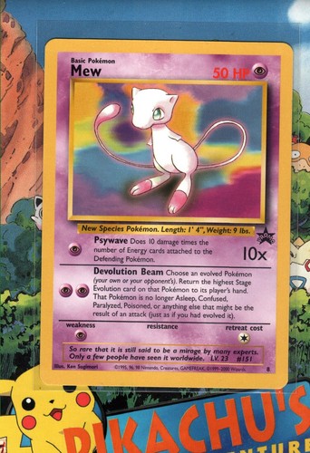 Pokémon TCG Mew Black Star Promo WOTC NM | eBay